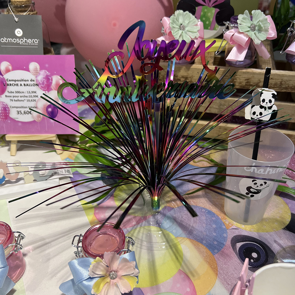 Table Anniversaire panda Baby - Fêter & recevoir