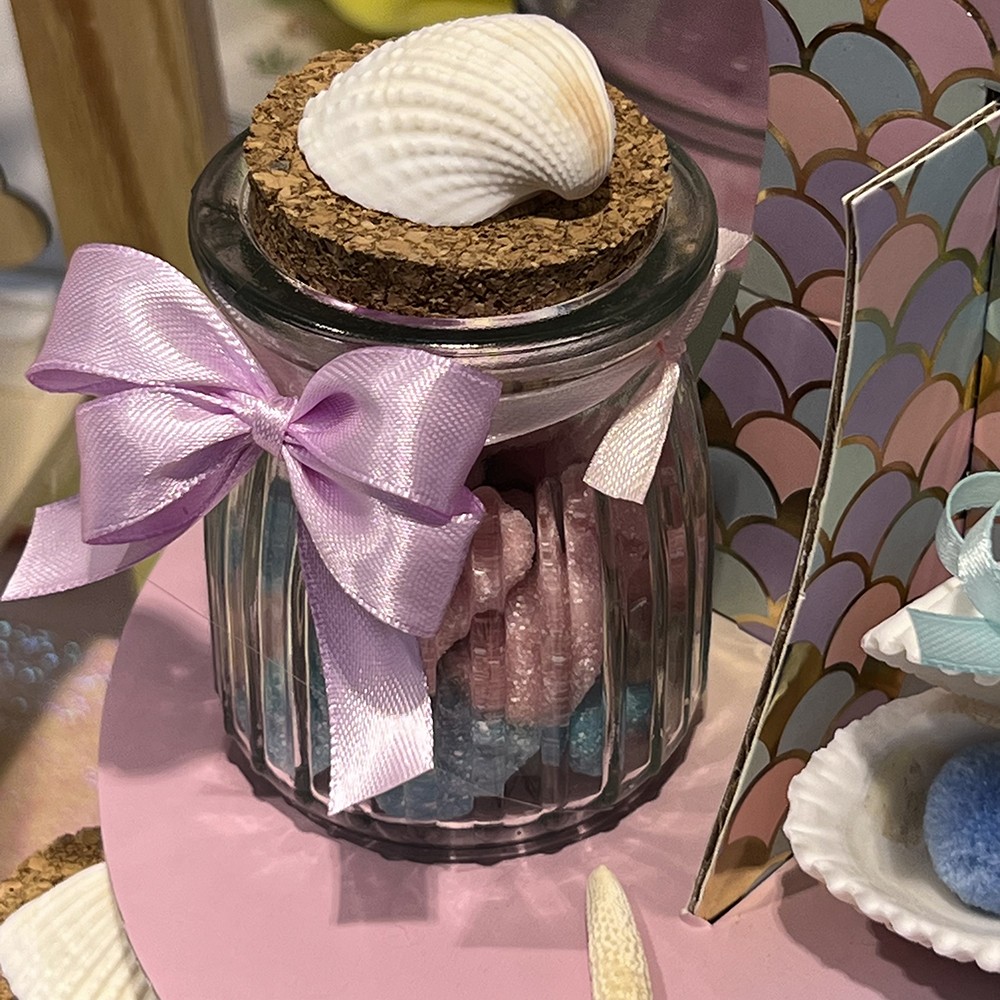 CONTENANT VERRE CANNELÉ BOUCHON LIÈGE 6.4X8CM