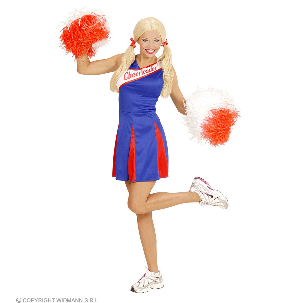 DÉguisement Pom Pom Girl Sexy Femme L Bleu Cdiscount Jeux Jouets